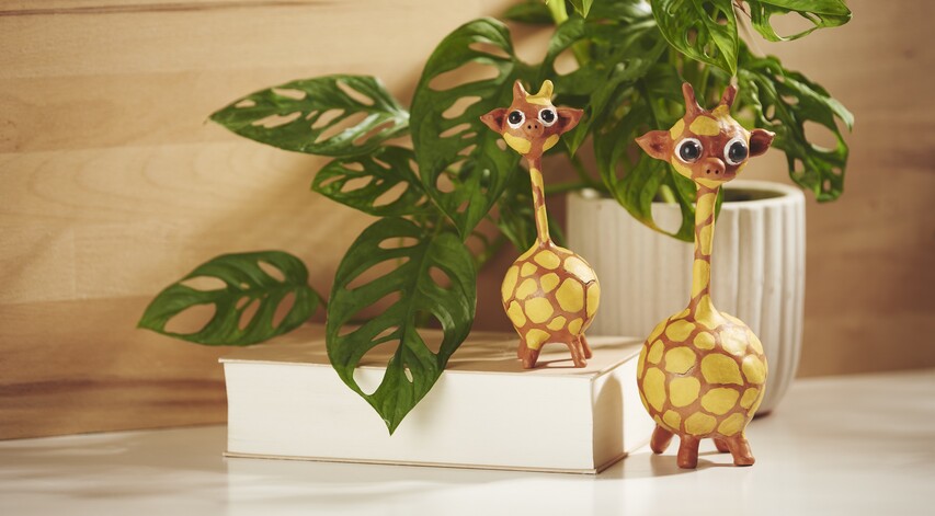 Girafes en argile Soft-Ton - VBS Hobby