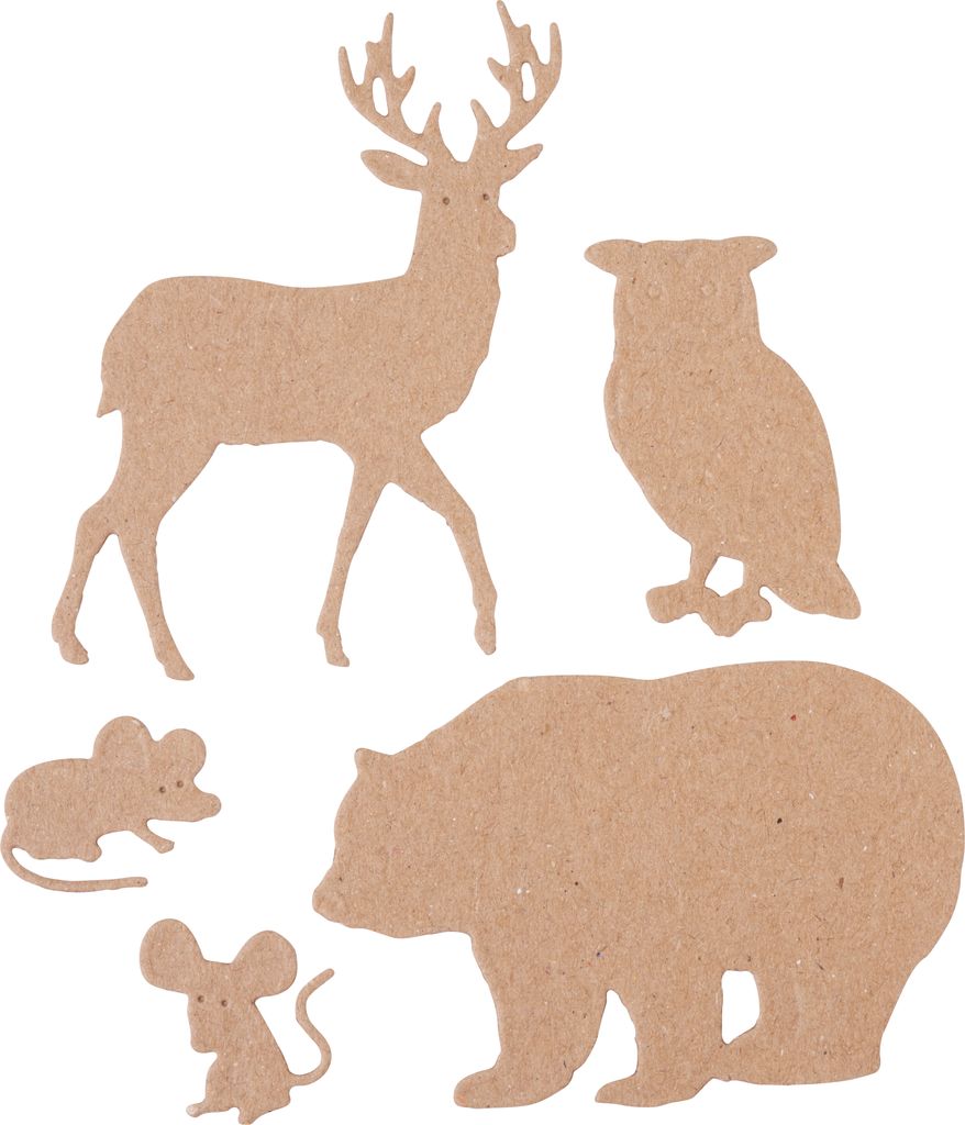 Gabarit d'estampe « Animaux de la forêt » | Loisirs créatifs VBS Hobby ...
