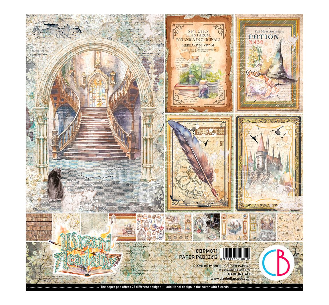 Papier scrapbooking « Wizard Academy » | Loisirs créatifs VBS Hobby Service