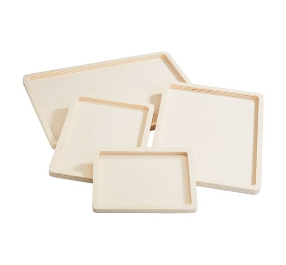 Flat wooden tray store