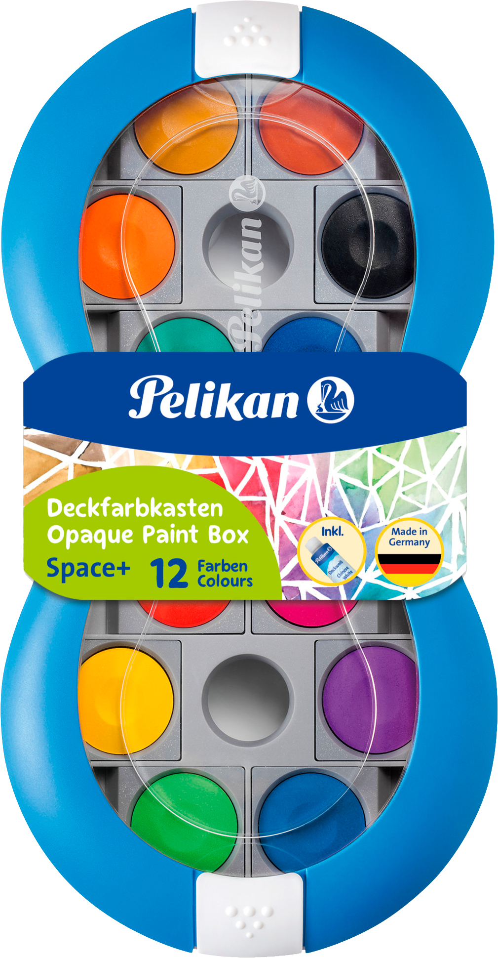 Boîte de peinture à l'eau Pelikan « Space », 12 couleurs | Loisirs ...